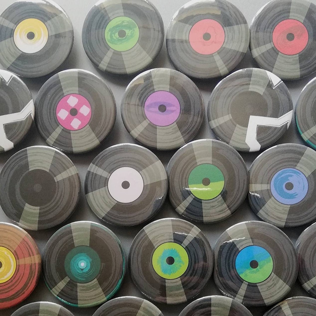 Minecraft Disc Pins | DSMP Inspired Disk Badges | Mellohi Pigstep Chirp ...