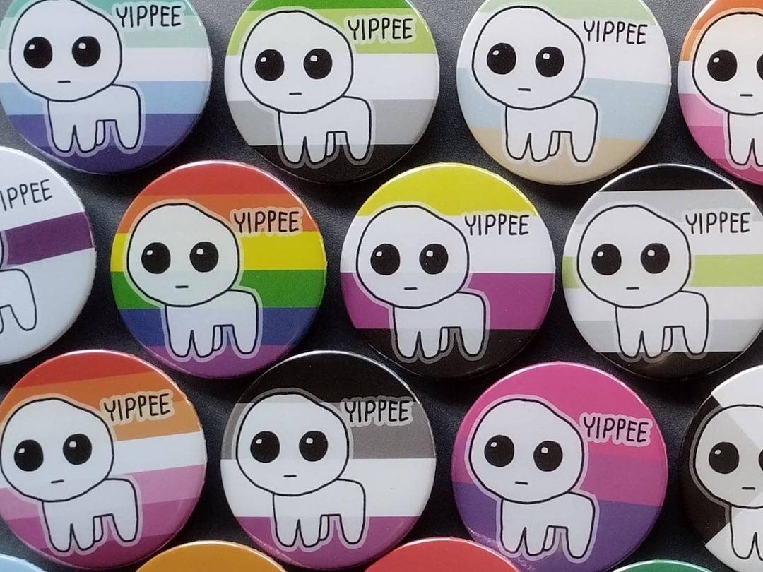 Pride Yippee Pins | Yippee Tbh Creature Pin Badges | LGBTQ Autism ...