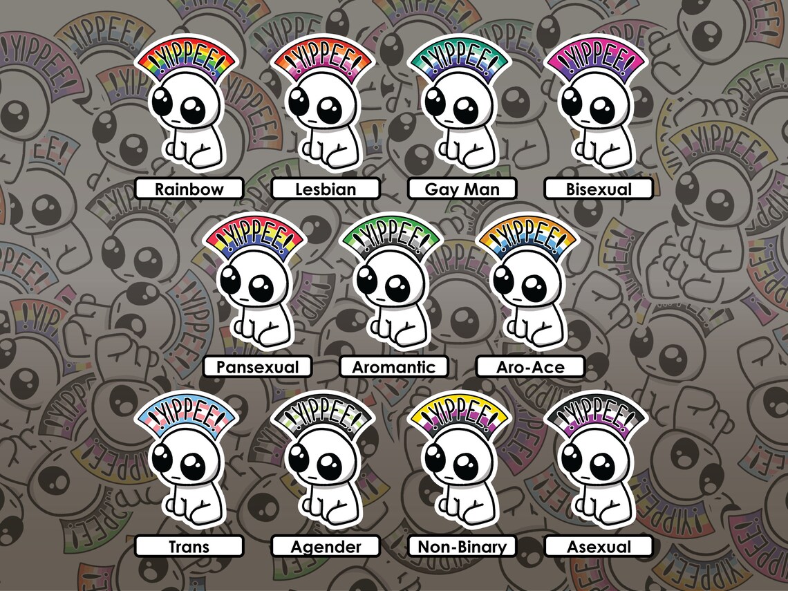 LGBTQ Yippee Stickers TBH Creature Pride Sticker - Etsy