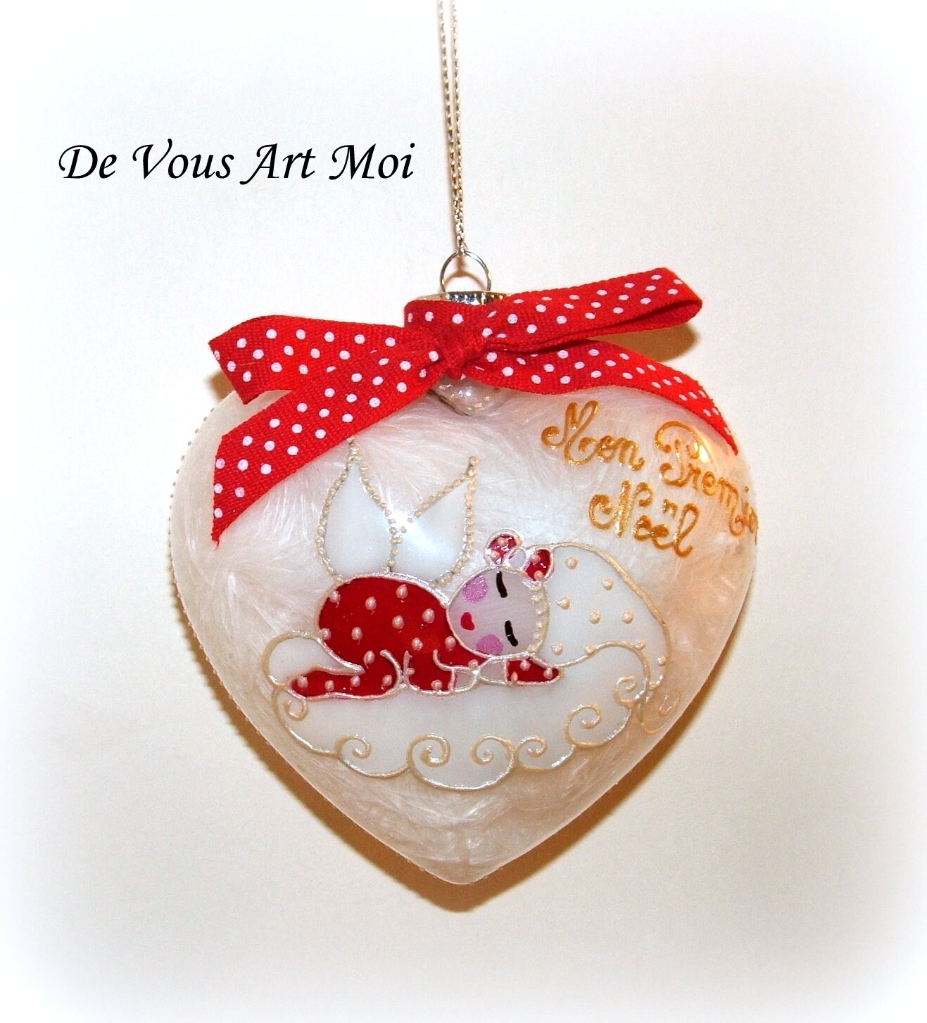 Ball my first Christmas, fairy Angel, Christmas ball custom, baby ...