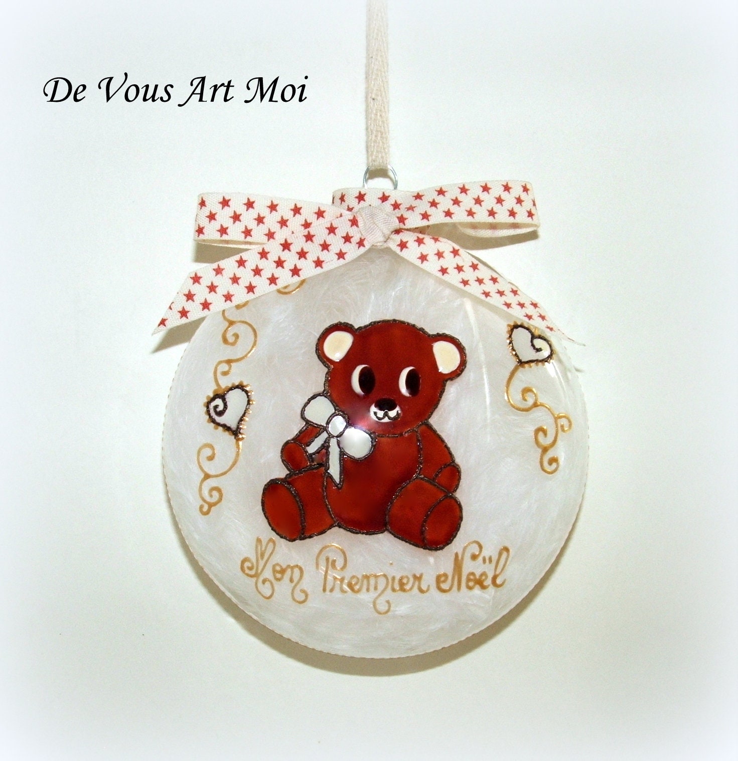 My first Christmas ball, large 10cm personalised ball Kids Christmas ...