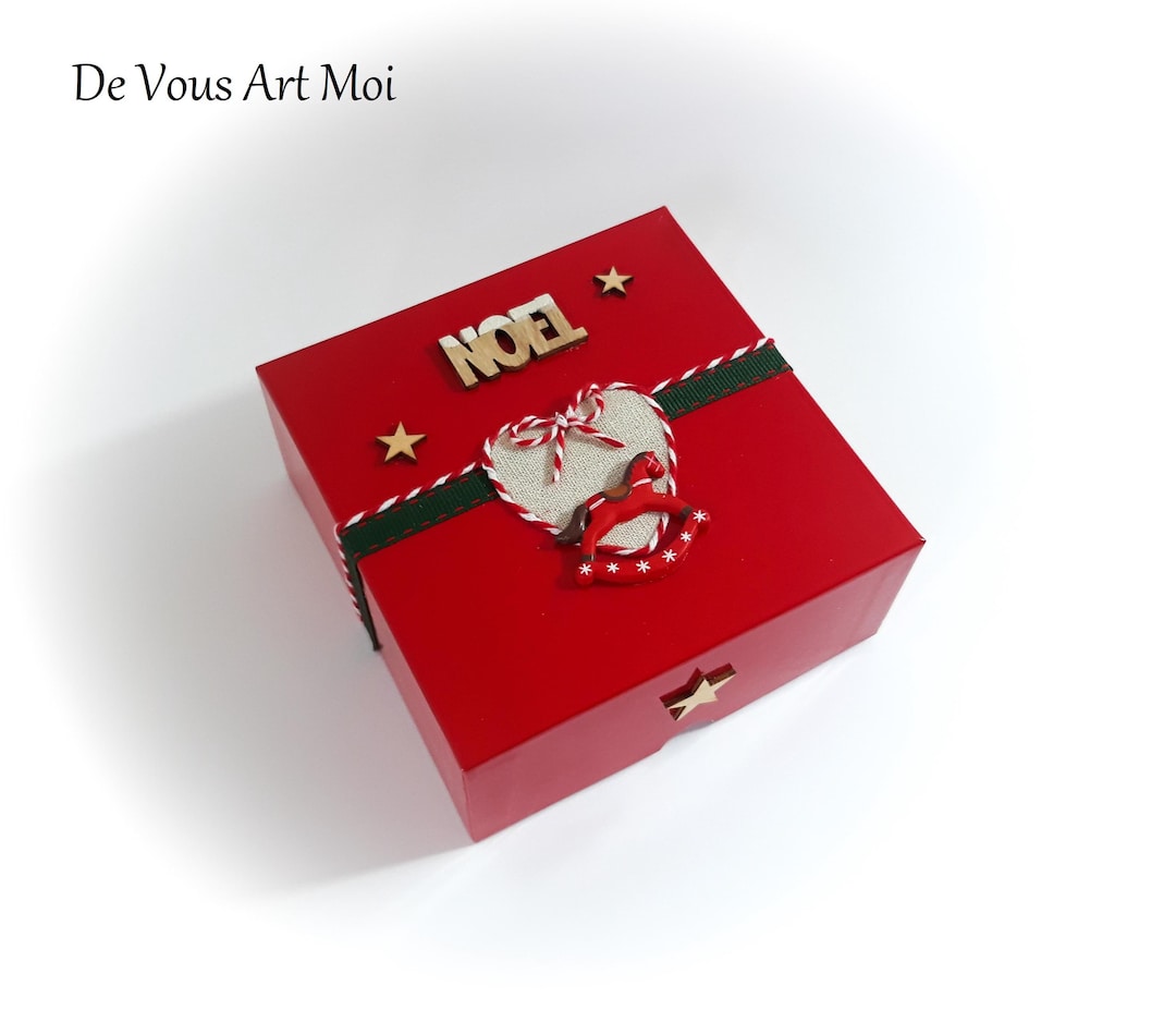 Christmas Theme Box Set Original Christmas Eve Gift Box Handmade Craft ...