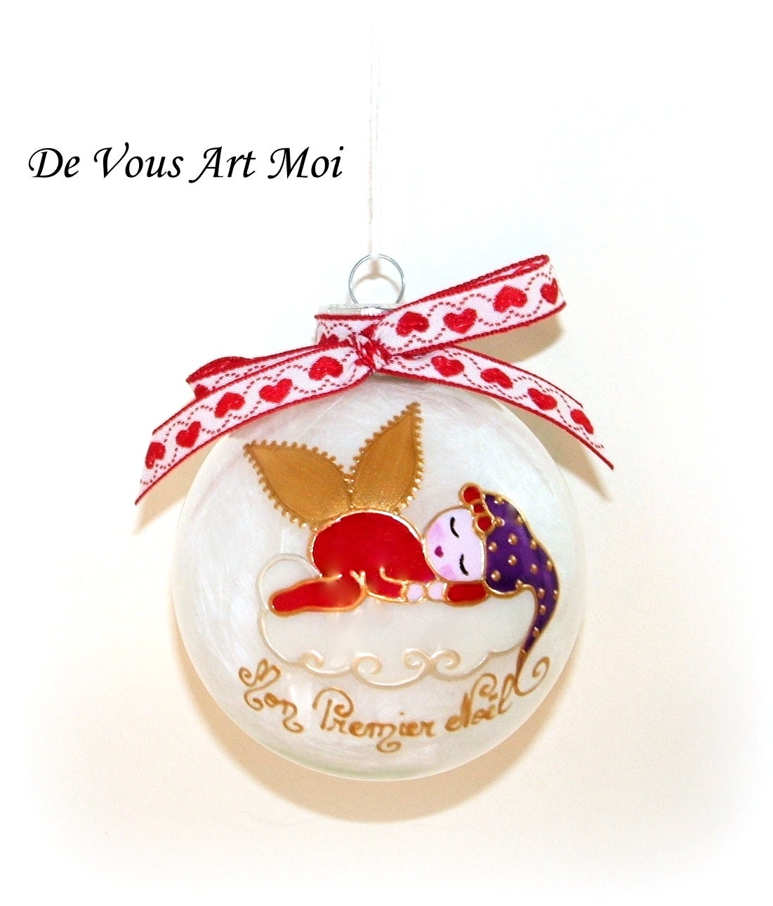 My first Christmas, baby personalized, handmade Christmas baby, 10cm ...