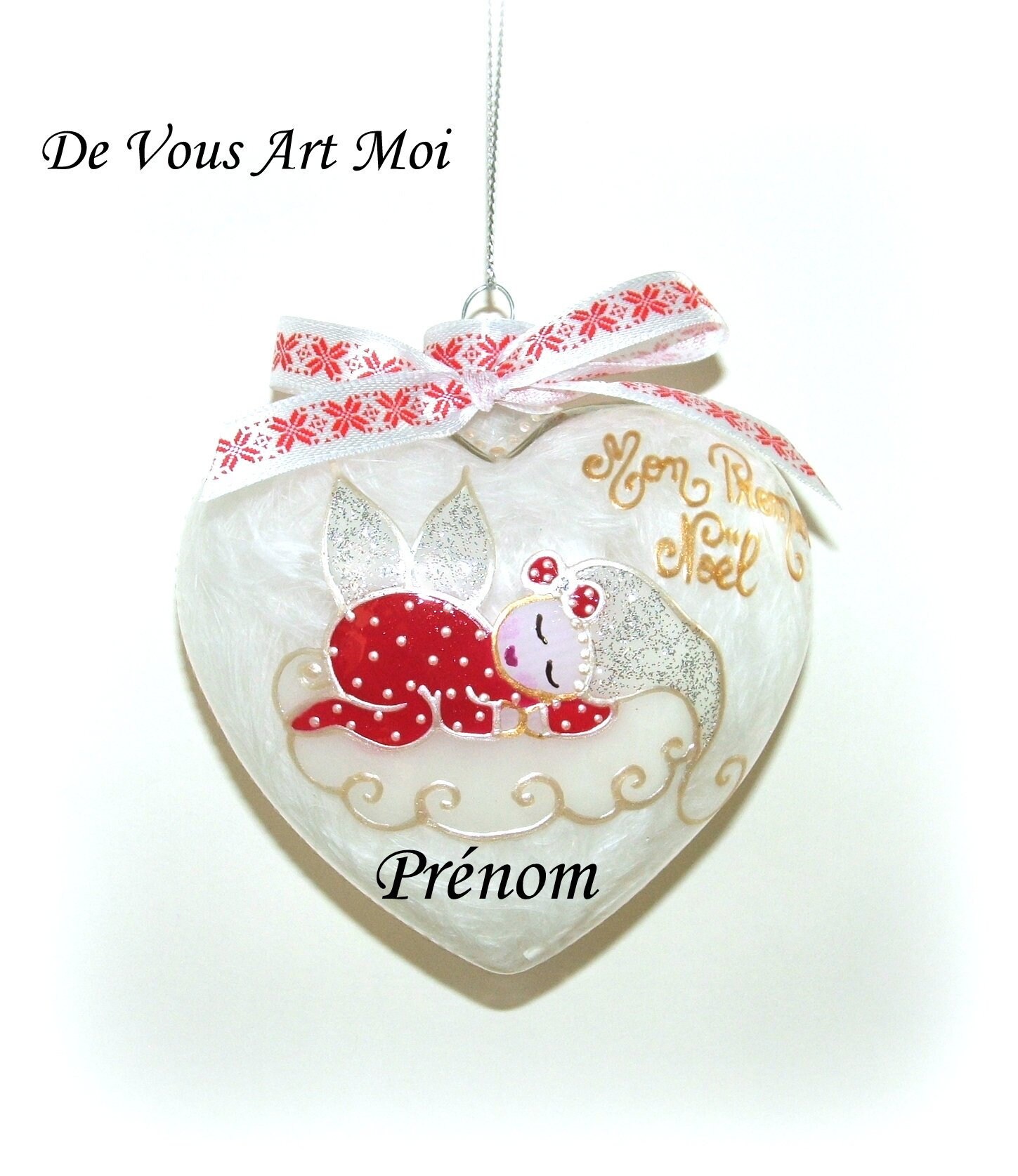 My first Christmas, 10cm-ball, ball personalized Christmas, baby ...