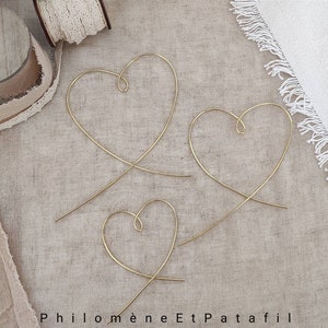 Coeur en fil de fer pour décoration murale. Déco en fil de fer avec ...