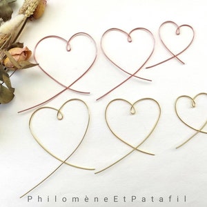 Coeur en fil de fer pour décoration murale. Déco en fil de fer avec ...