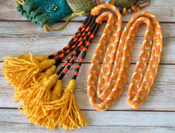 Skjoldehamn Braided Belt Norway Early Medieval Reenactment - Etsy