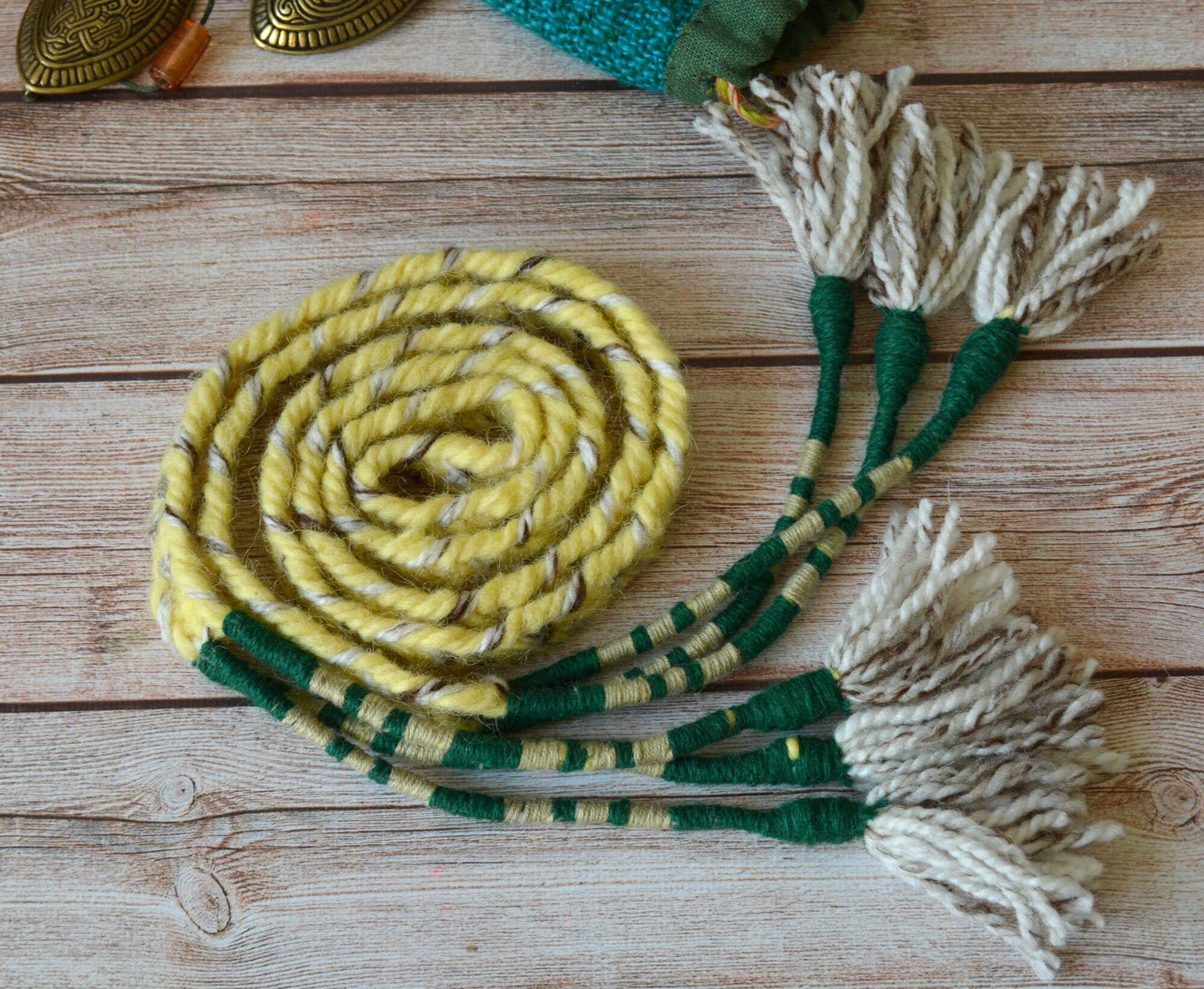 Skjoldehamn Braided Belt, Norway Early Medieval Reenactment, Viking ...
