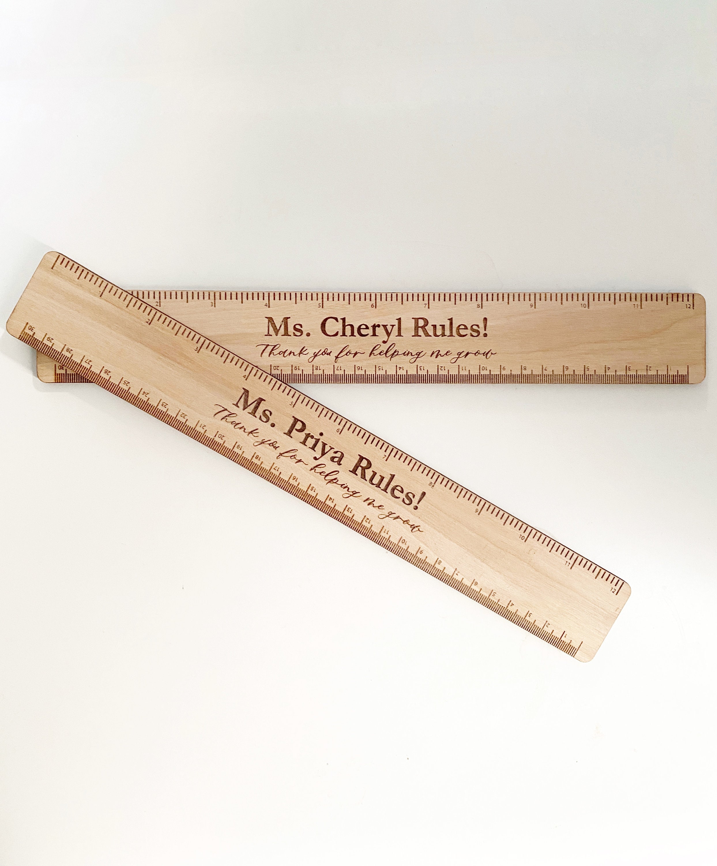 Ruler File SVG Glowforge Laser File Teacher Appreciation - Etsy UK