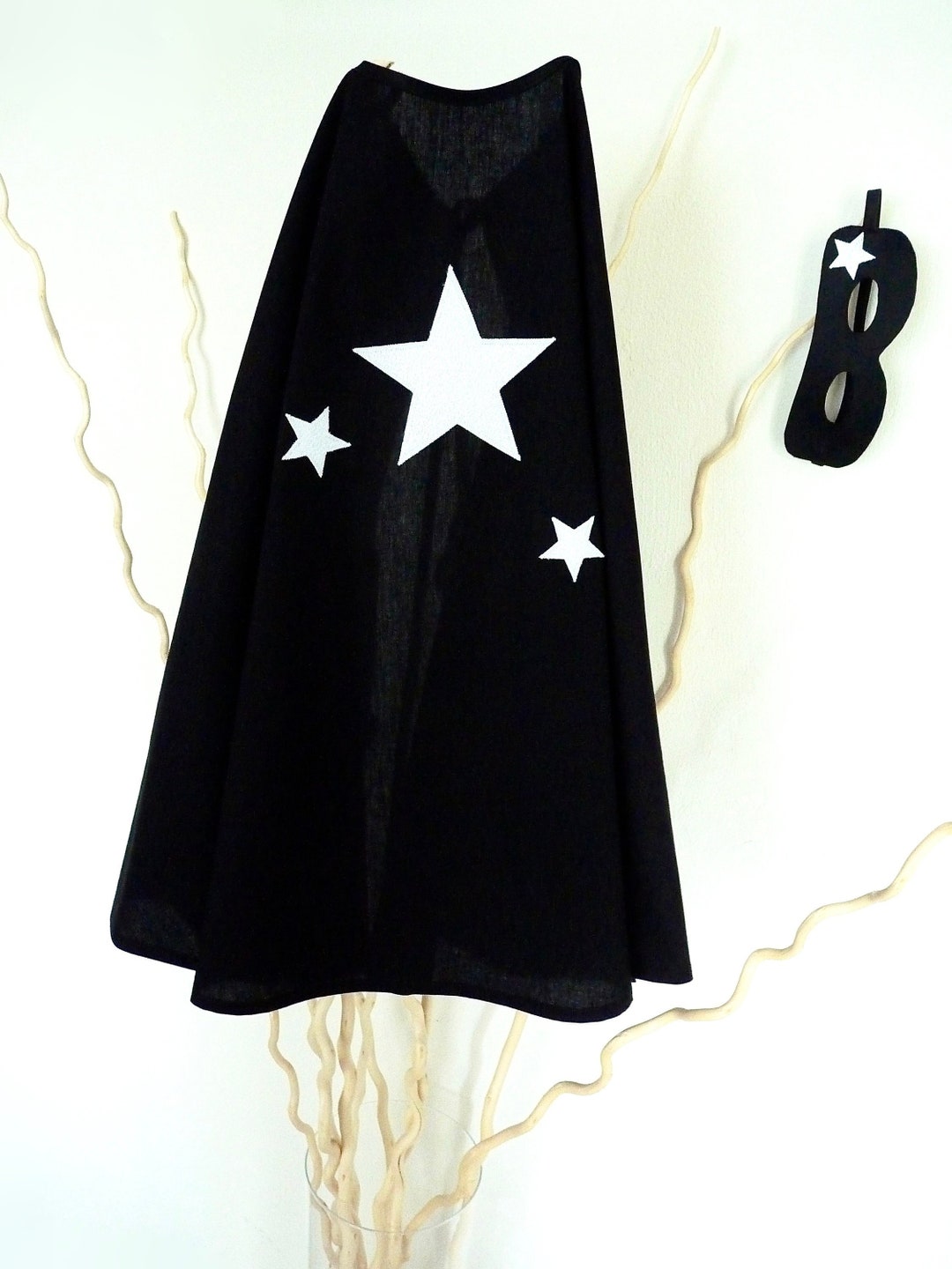 Magician Costume, Magician Cape, Child Costume, Black Magician Cape ...