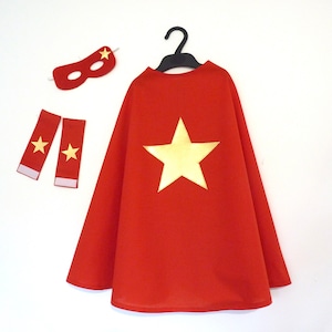 Superhero Cape, Child Superhero Costume, Child Red Cape, Costume Cape ...