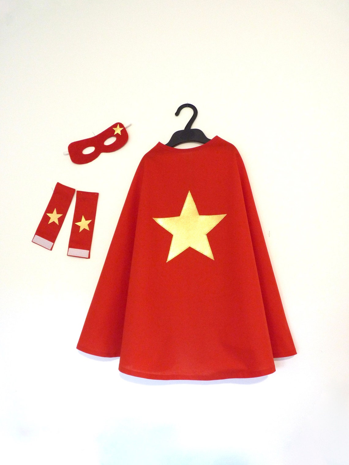 Superhero cape child superhero costume red child cape | Etsy