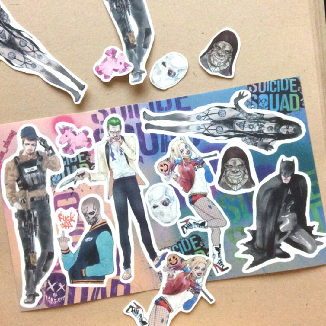 Suicide Squad Sticker - Etsy