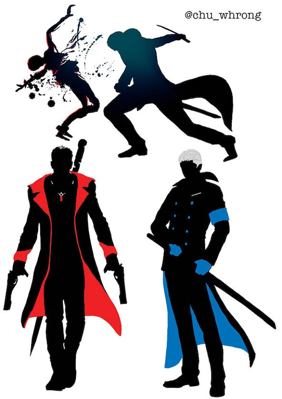 DMC Silhouette Sticker Set. - Etsy Australia