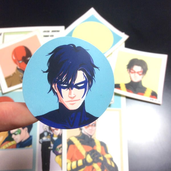 The Robins Label Stickers Set - Etsy