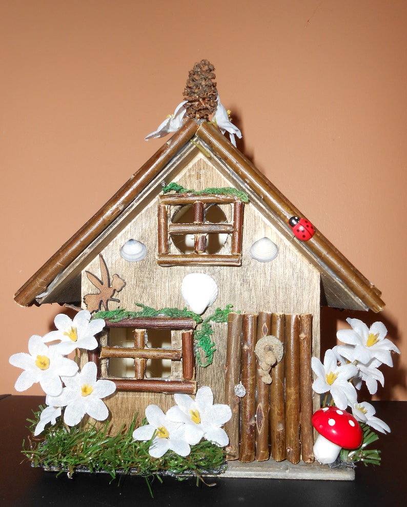 Spring Flower Fairy House - Etsy UK