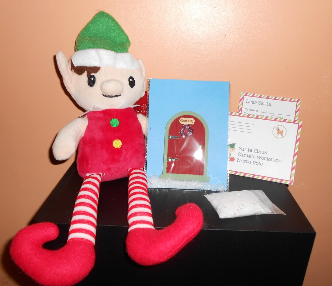 NEW / Christmas Elf / Elf Door - Etsy
