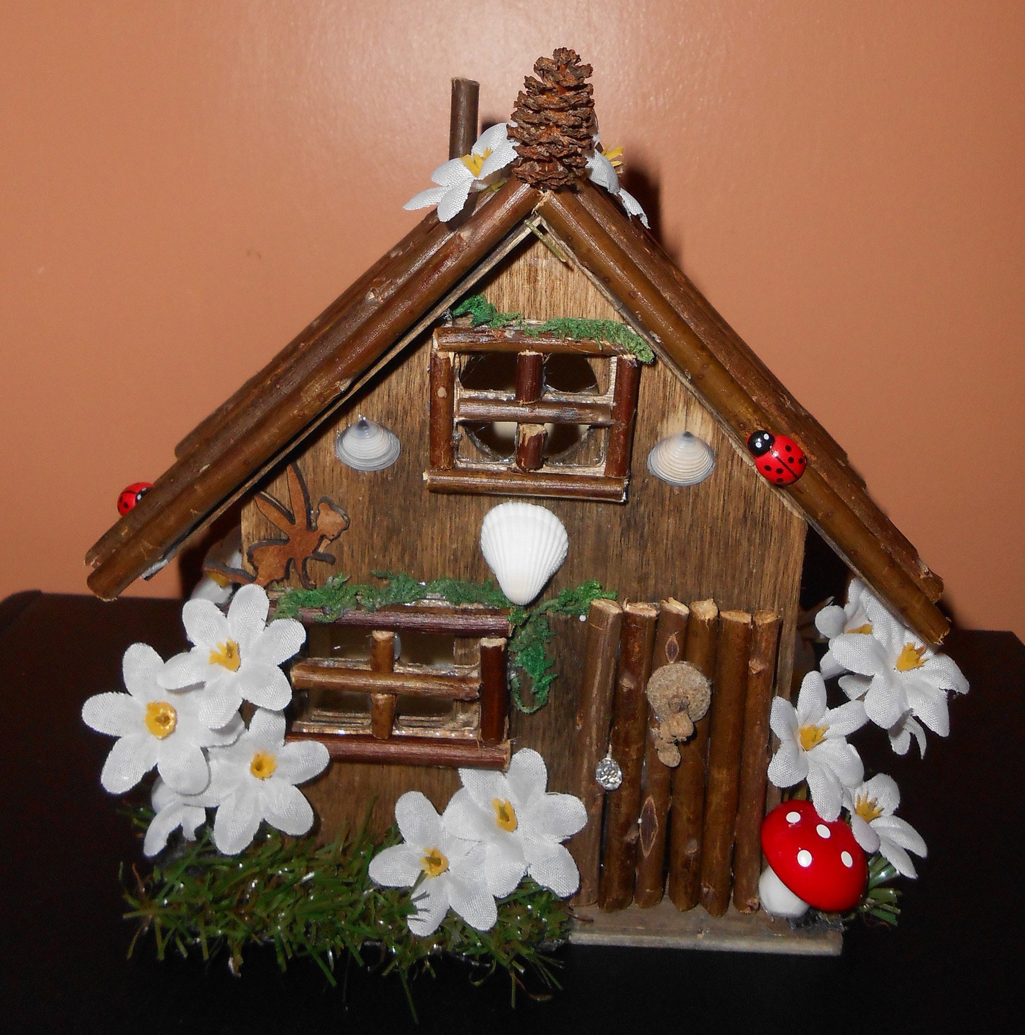 Spring Flower Fairy House - Etsy UK