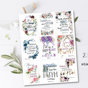 Scripture Cards - FAITH Collection - Etsy