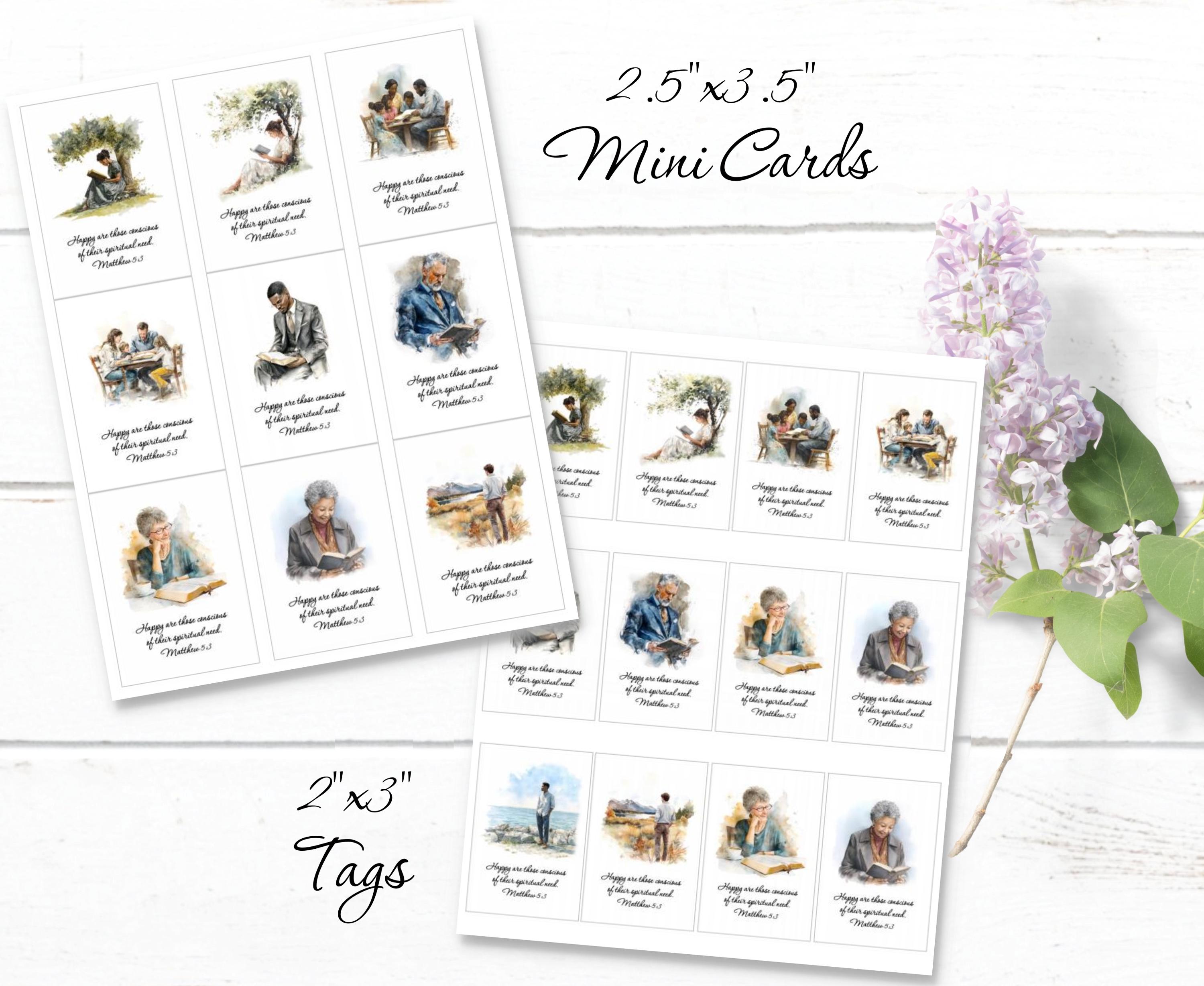 2026 Meditating on the Year Text Cards and Bookmarks - Etsy