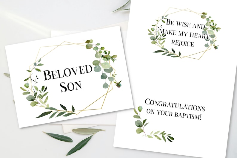 Baptism Congratulations Cards | Etsy