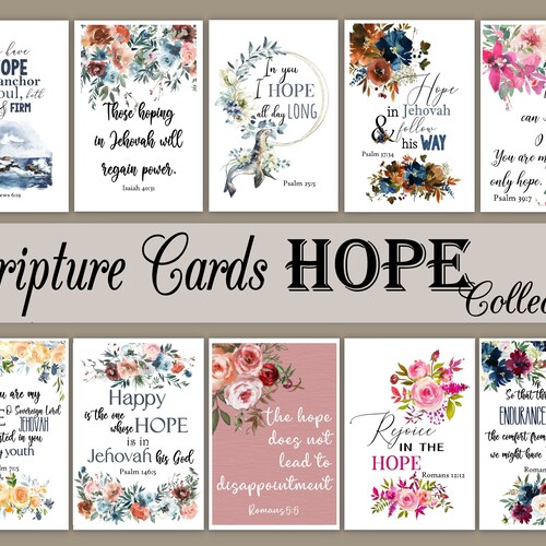 Scripture Cards FAITH Collection - Etsy