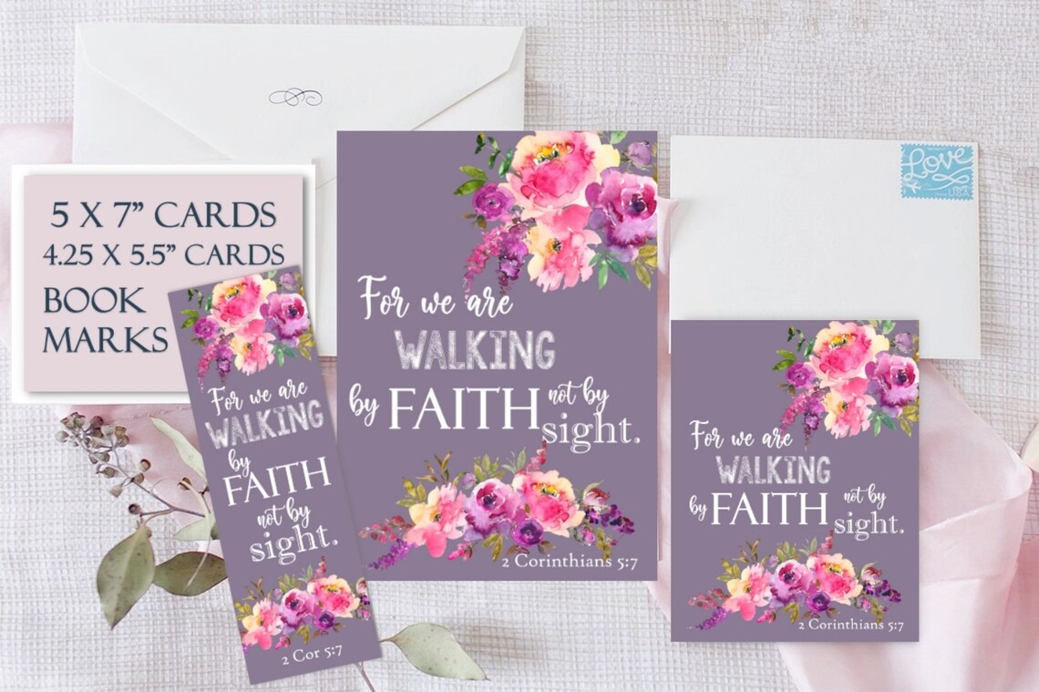Scripture Cards FAITH Collection | Etsy