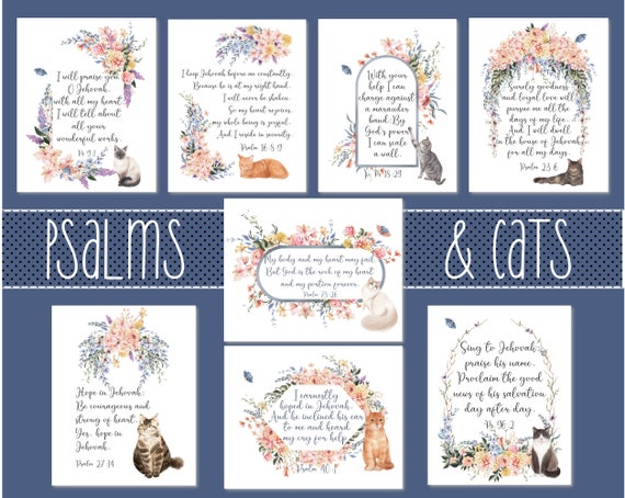 Psalms & Cats Cards and Prints - Etsy