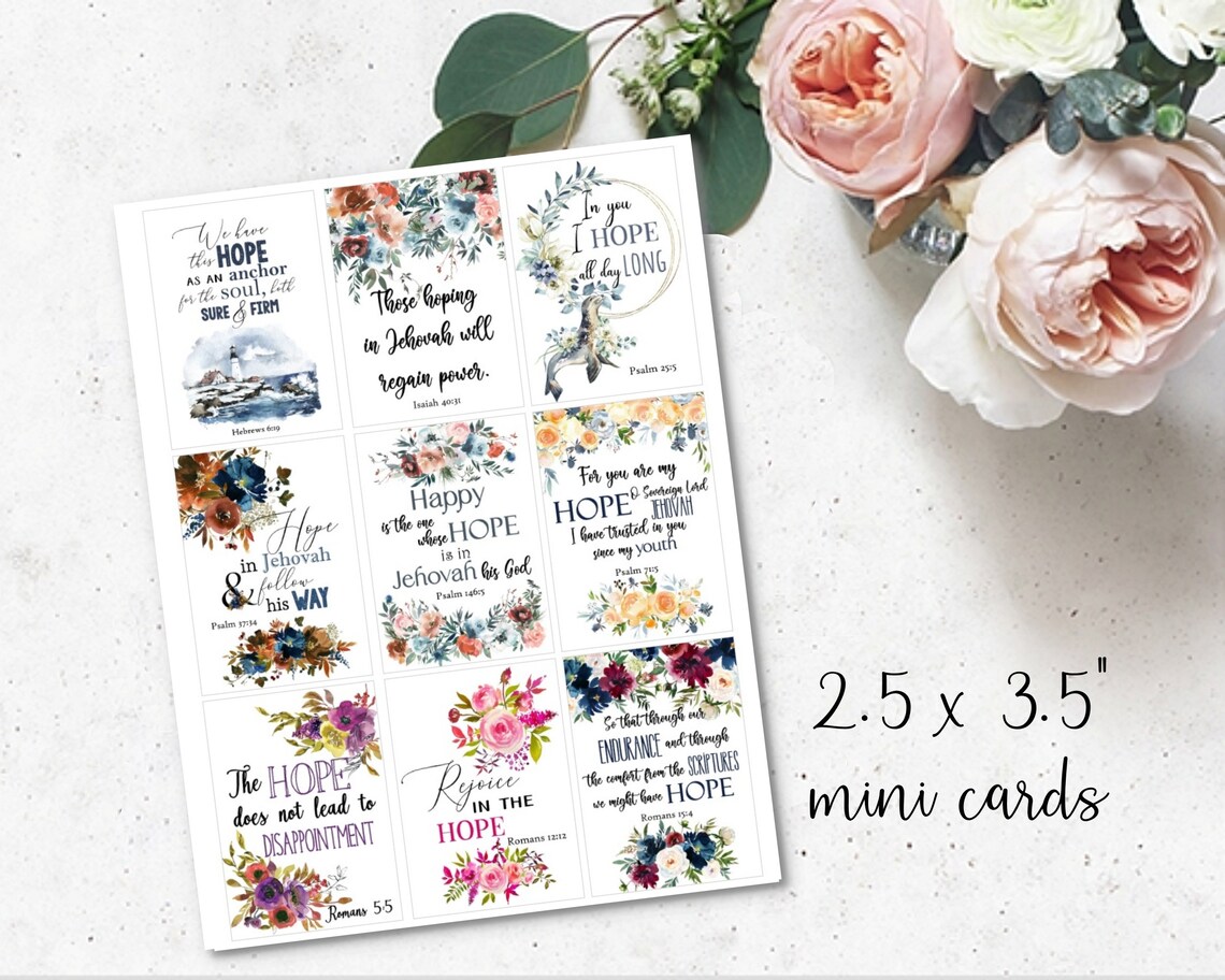 Scripture Cards Hope Collection - Etsy