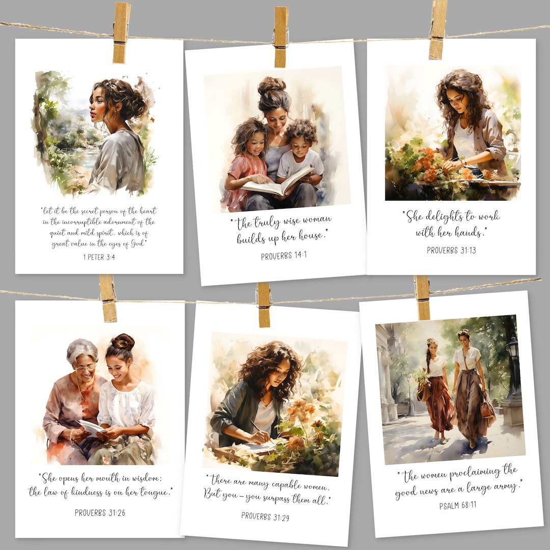 Women Scripture Prints - African-american Women - Etsy