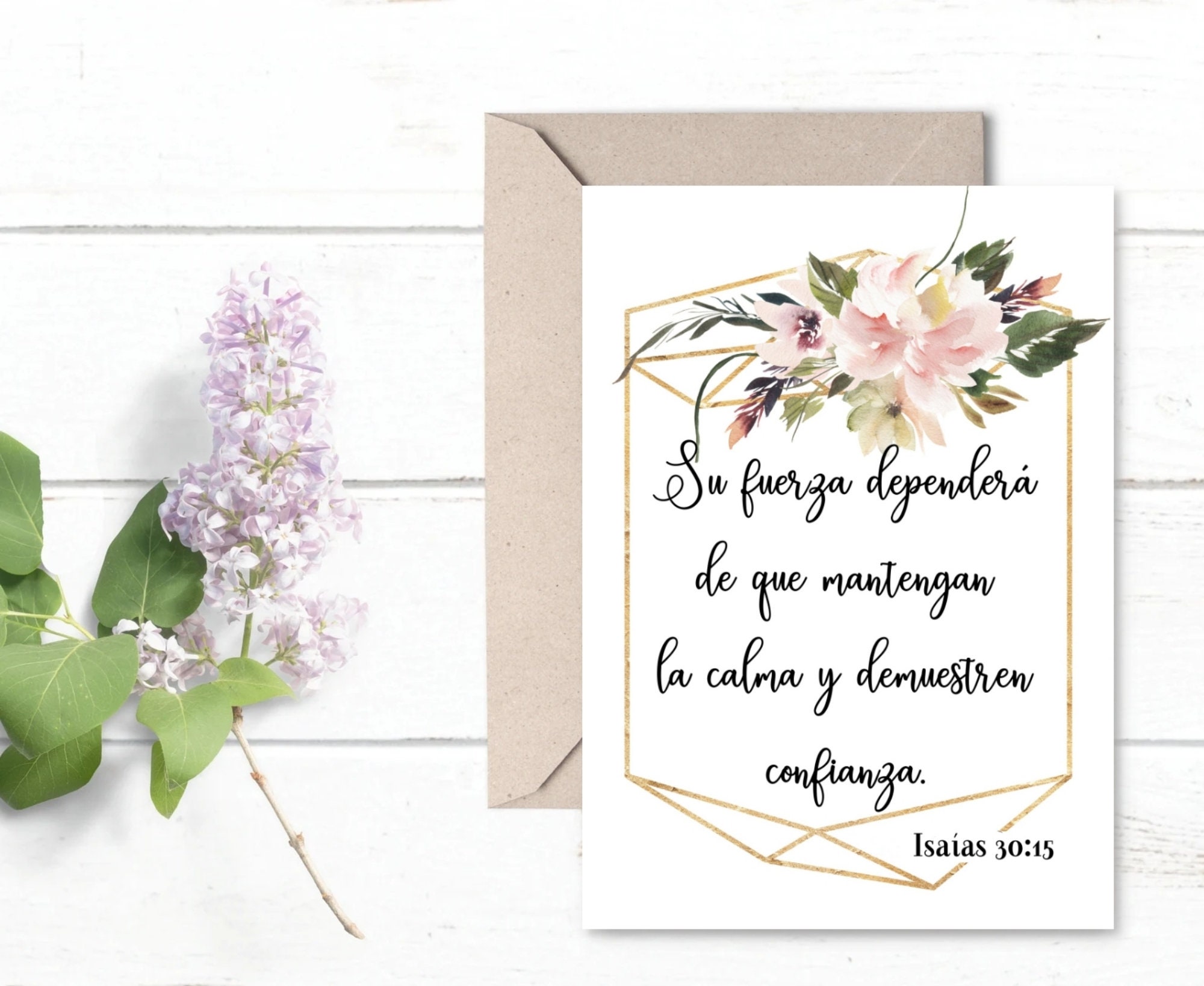 Spanish Watercolor Plum Scripture Cards - Etsy