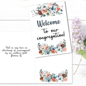 Welcome to Our Congregation Cards - Etsy