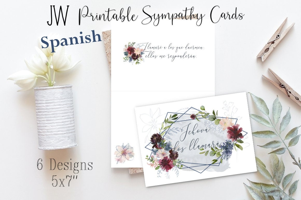 Sympathy Cards Collection SPANISH | Etsy
