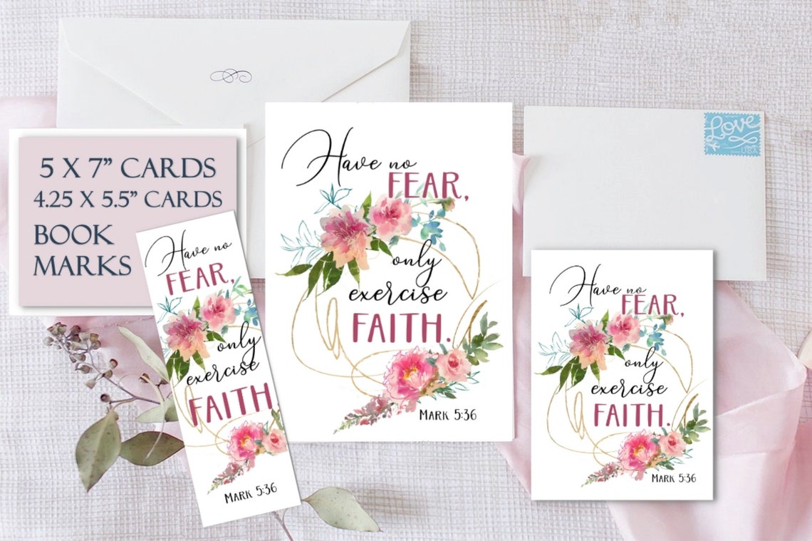 Scripture Cards FAITH Collection | Etsy
