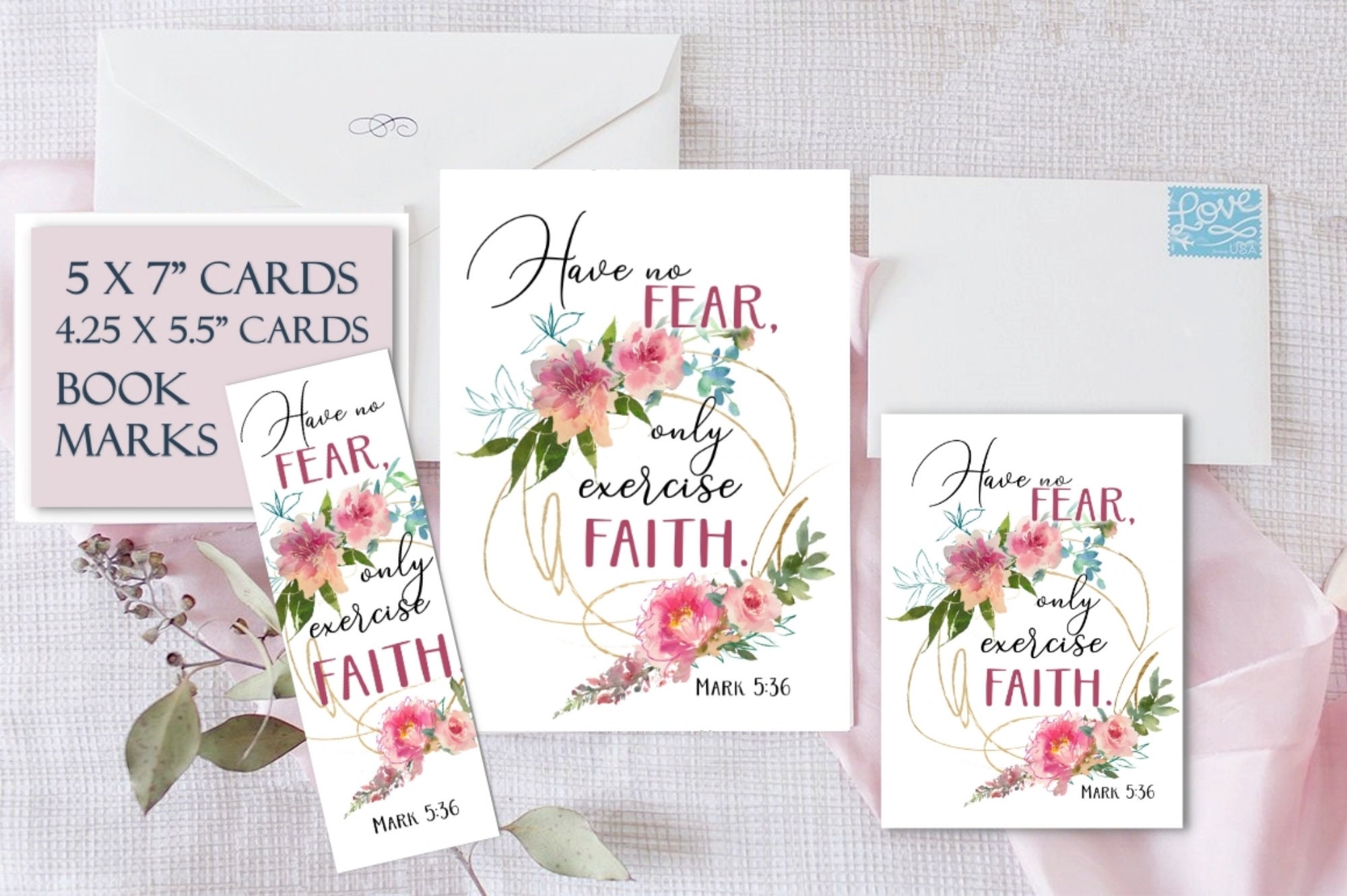Scripture Cards FAITH Collection | Etsy