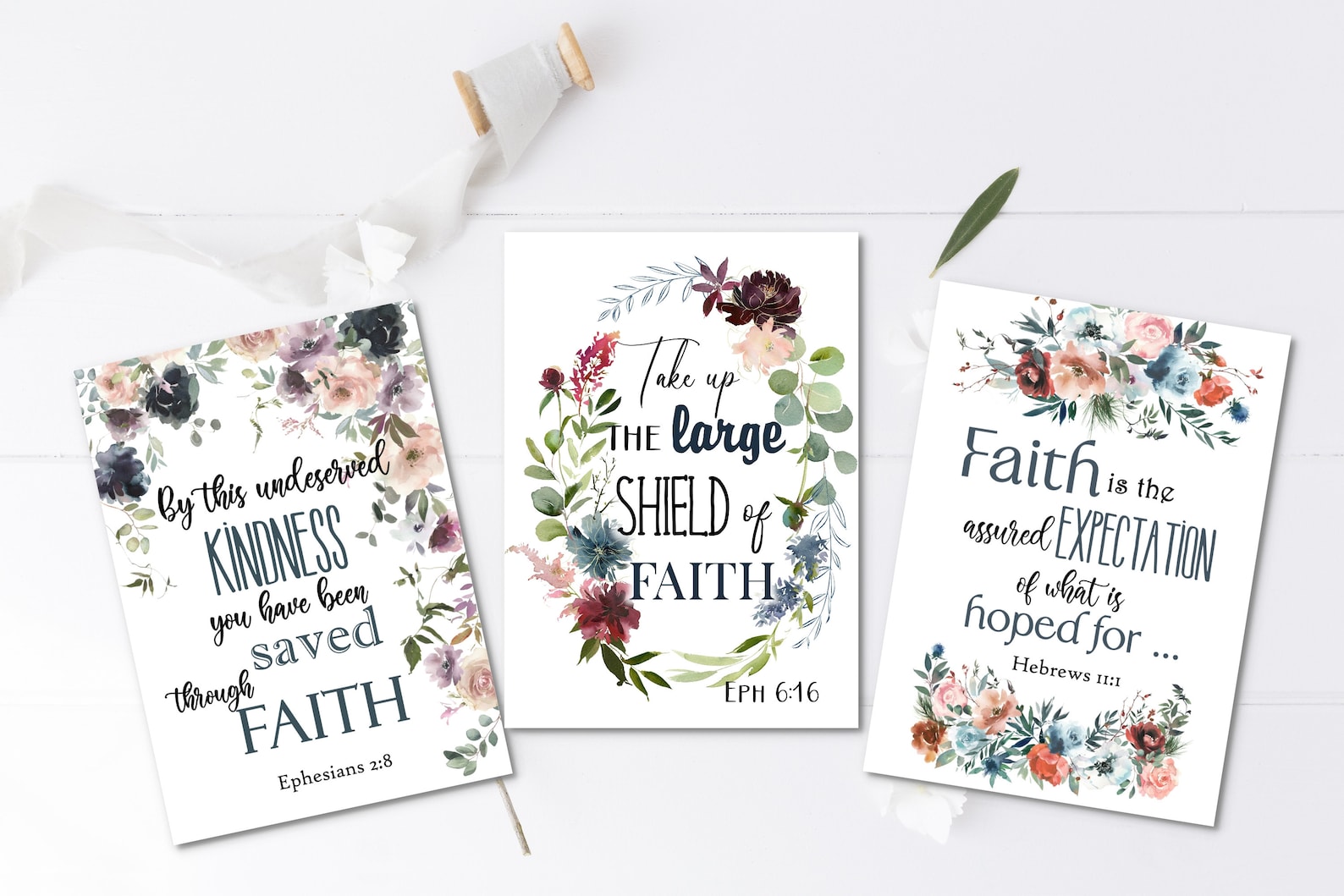 Scripture Cards FAITH Collection - Etsy