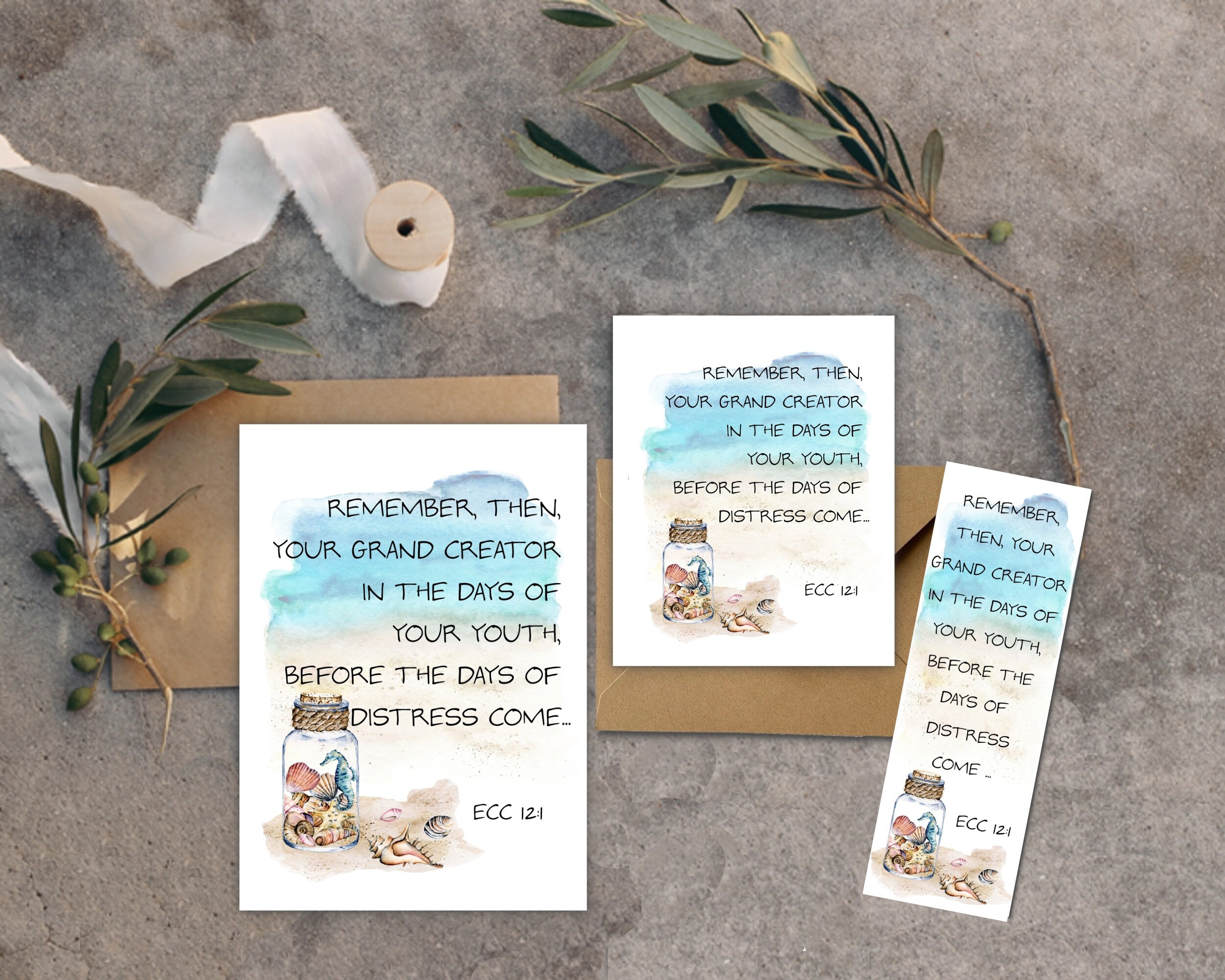 Scripture Cards Children Collection | Etsy