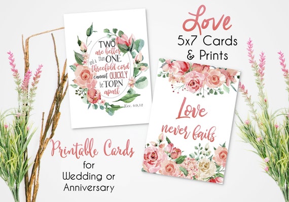 Love Printable Anniversary Cards & Envelopes - Etsy