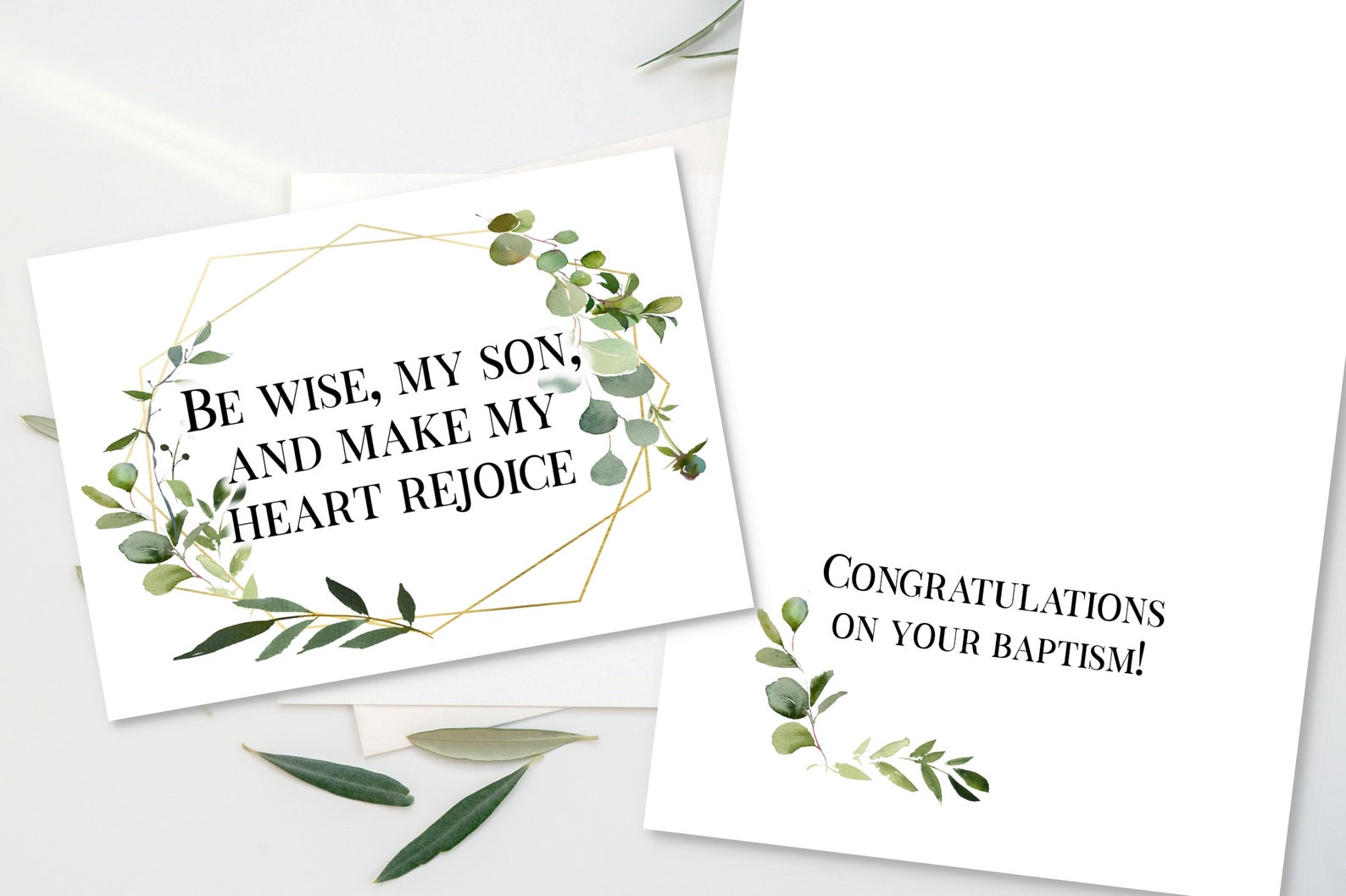 Baptism Congratulations Cards | Etsy