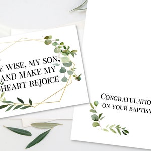 Baptism Congratulations Cards - Etsy
