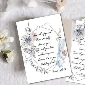 Scripture Cards PEACE Collection - Etsy