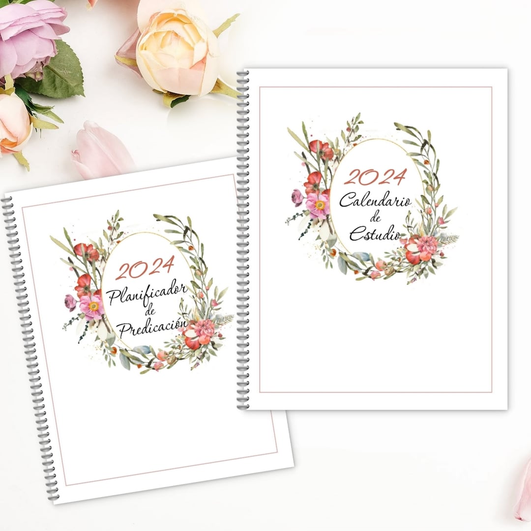 2023-2024 Spanish JW Printable Study and Service Planners - Etsy Canada