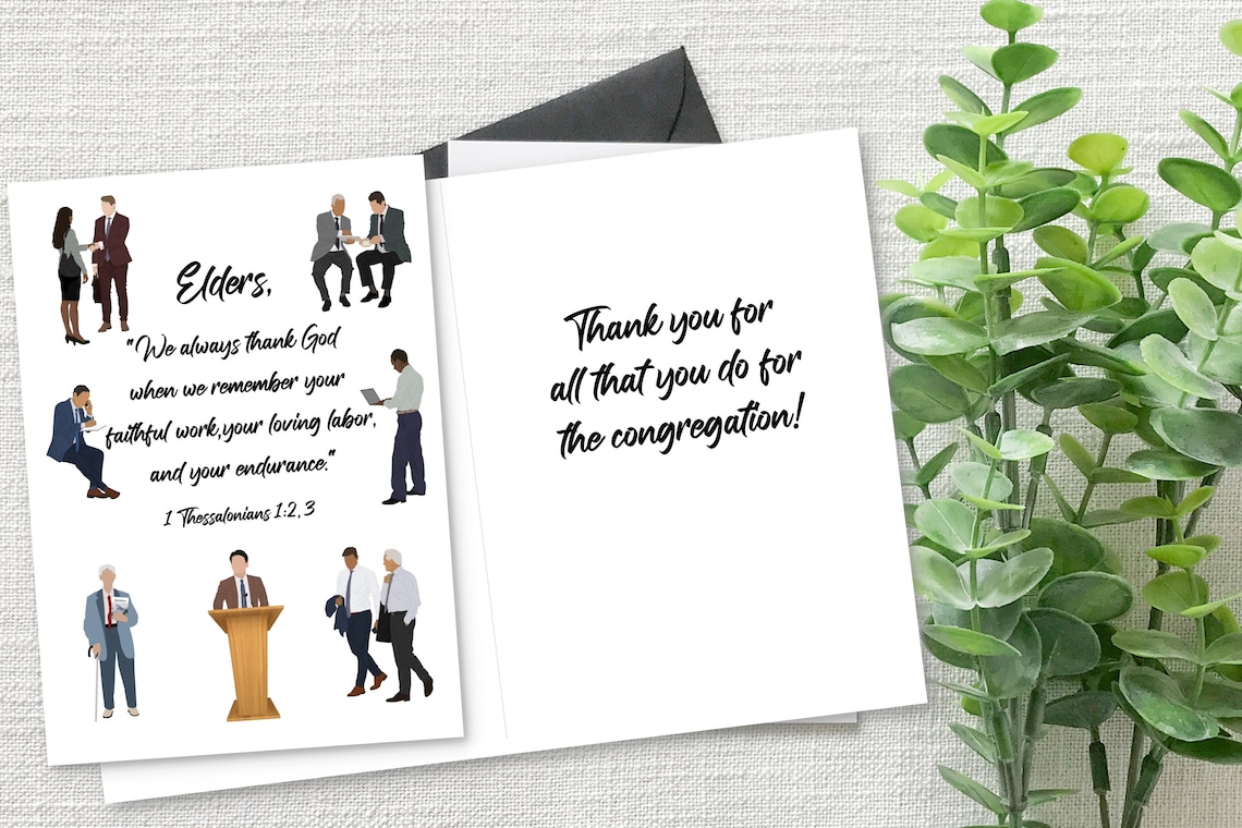 JW Pioneer and Elder Thank You Cards - Etsy