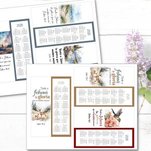 2025 Spanish Yeartext Nature Collection Cards and Prints - Etsy