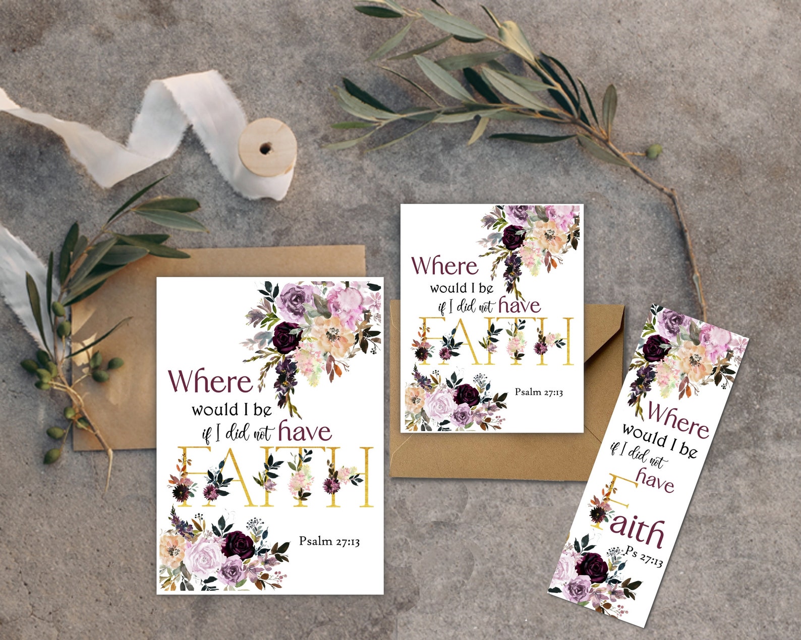 Scripture Cards FAITH Collection - Etsy