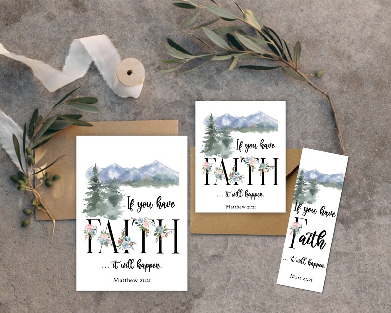 Scripture Cards FAITH Collection - Etsy