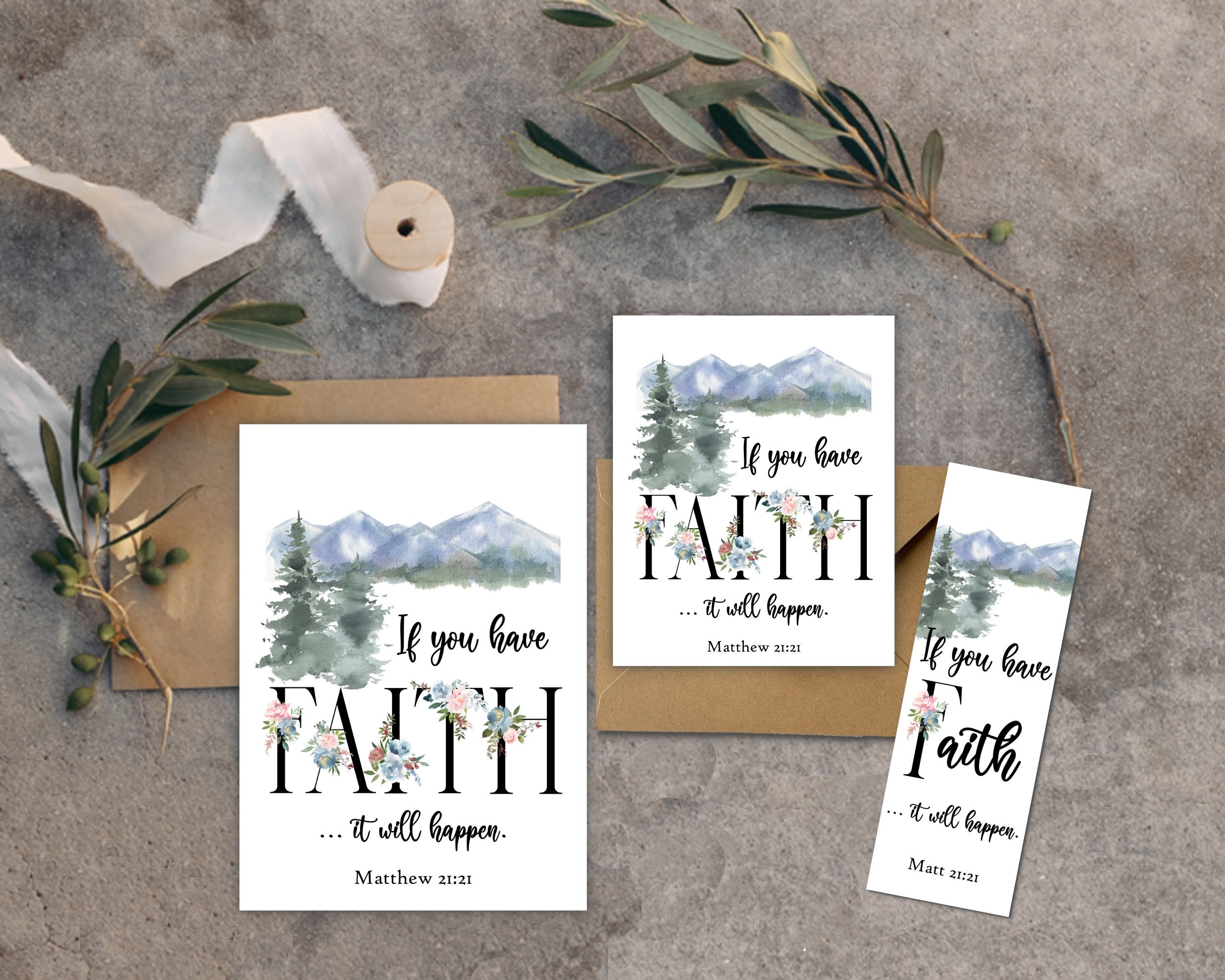 Scripture Cards FAITH Collection - Etsy