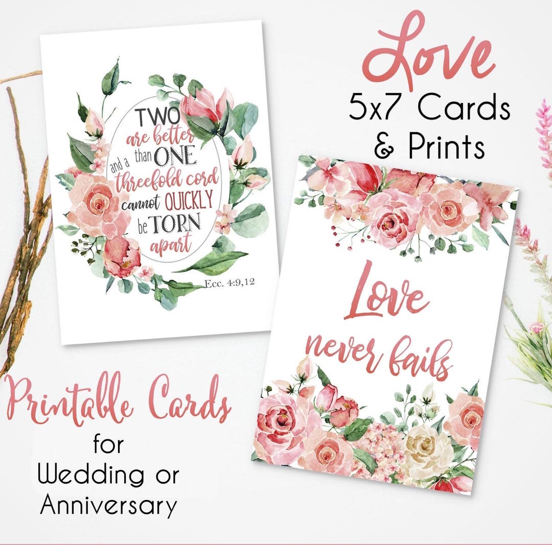 Love Printable Anniversary Cards & Envelopes - Etsy