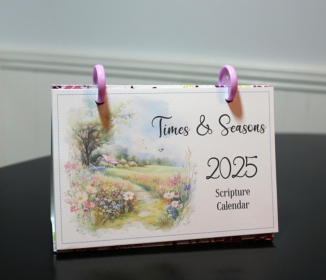 2025 Times & Seasons Printable Desk Calendars - Bonus Post-it Note ...