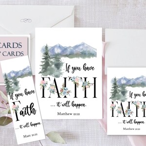 Scripture Cards FAITH Collection | Etsy